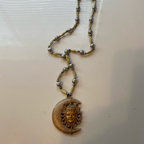 Jewelry | Marci Gras Half Moon With Face | Poshmark
